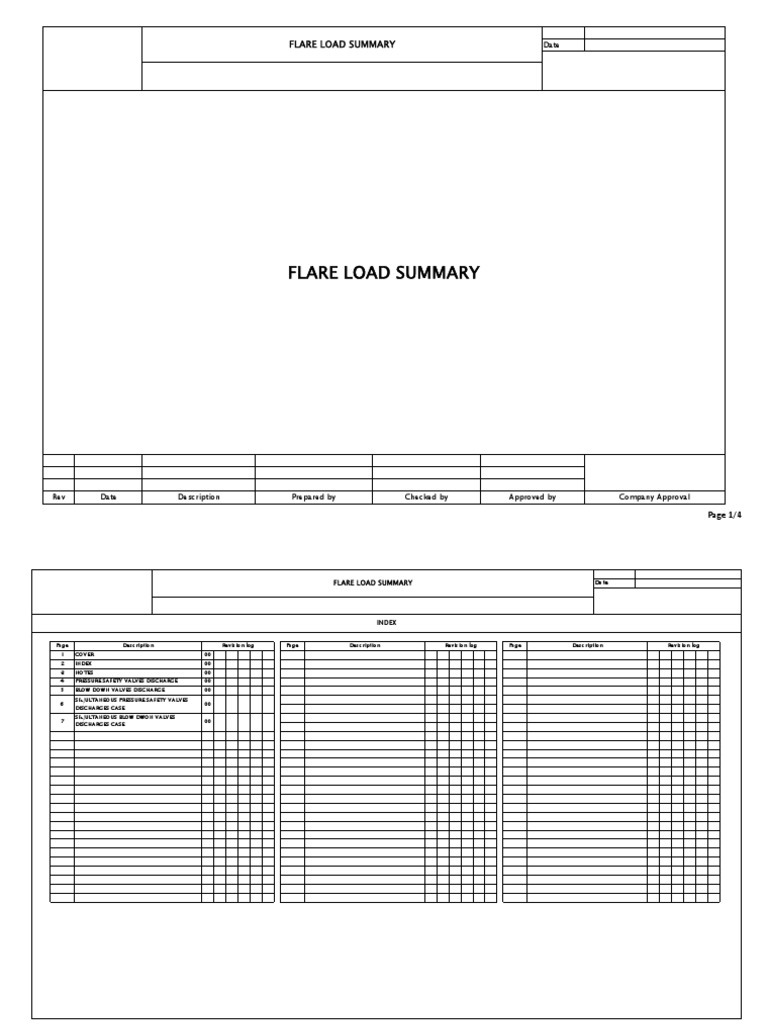 CPF Flare Load Summary | PDF | Valve | Pressure