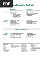 Starbucks Task List | PDF