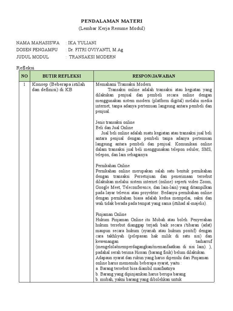 Resume Pai Kontemporer KB 2 | PDF