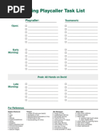 Daily Toilet Clean Checklist Simple | PDF