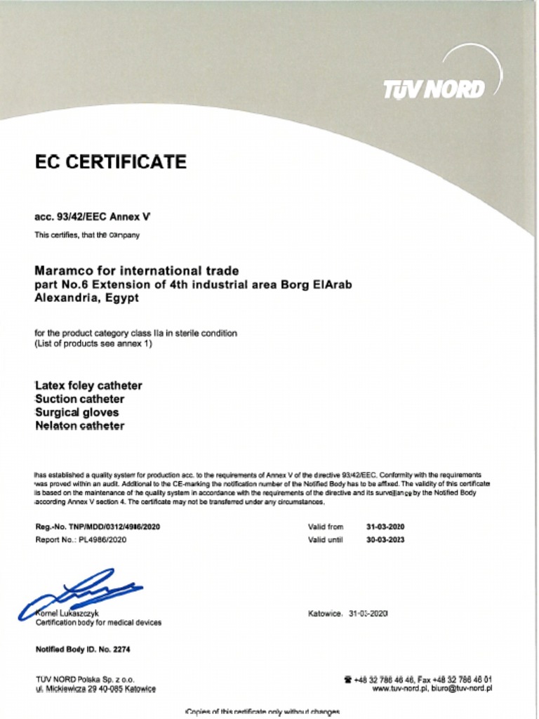 Maramco-TNP-MDD-2020-V - KL IIa | PDF