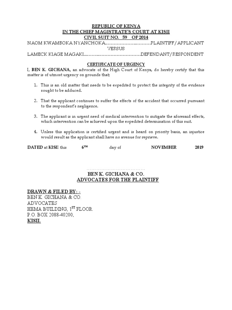 Application To Reinstate Suit | PDF | Lawsuit | Government