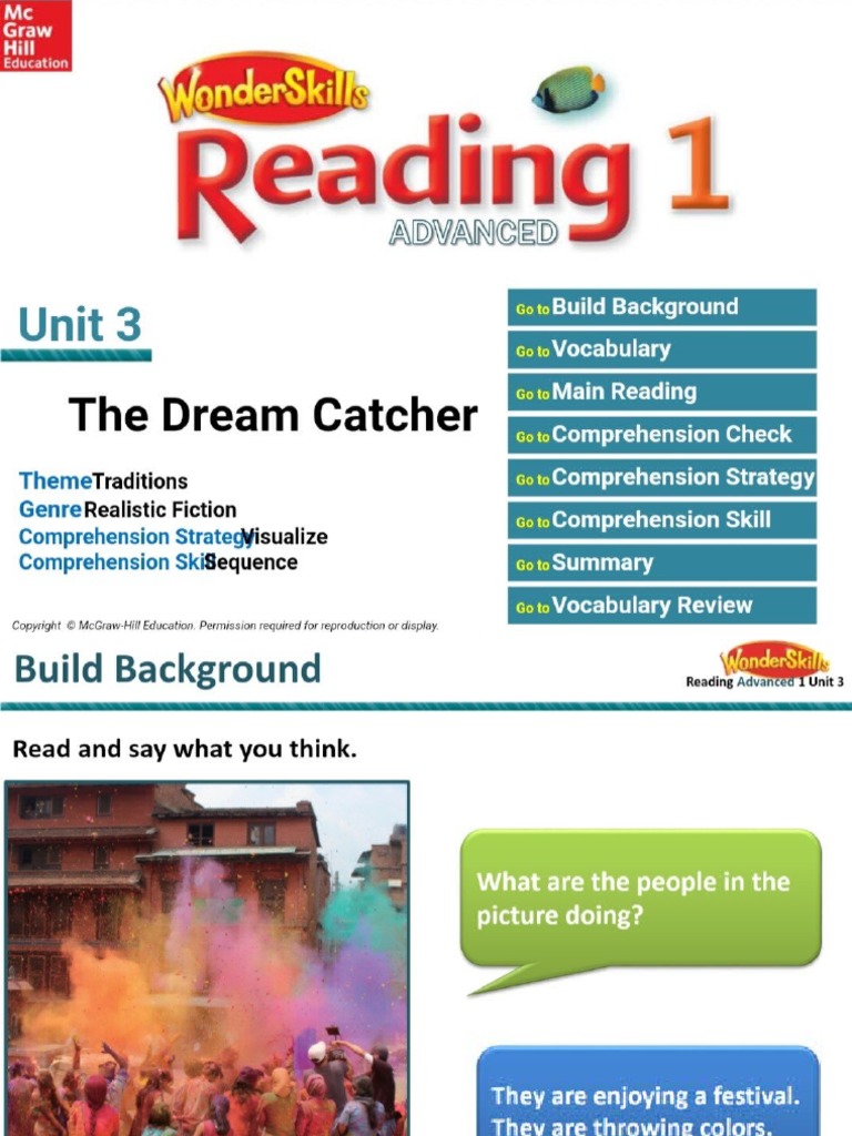 Advanced 1 Unit 3 The Dream Catcher | PDF