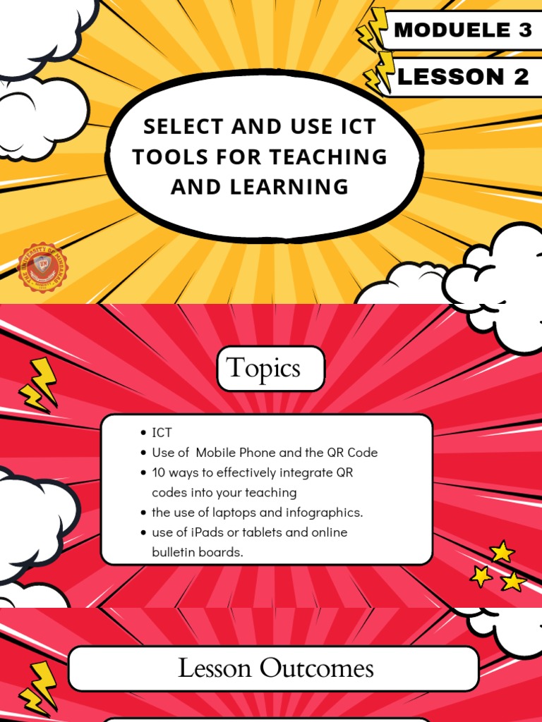 Module 3 Lesson 2 Select and Use ICT Tools For Teaching and Learning | PDF | Educational ...