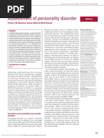 Msi BPD Borderline Personality Disorder Assessment Blank Form | PDF ...
