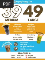 Andiccio 24 Menu | PDF | Drink | Foods