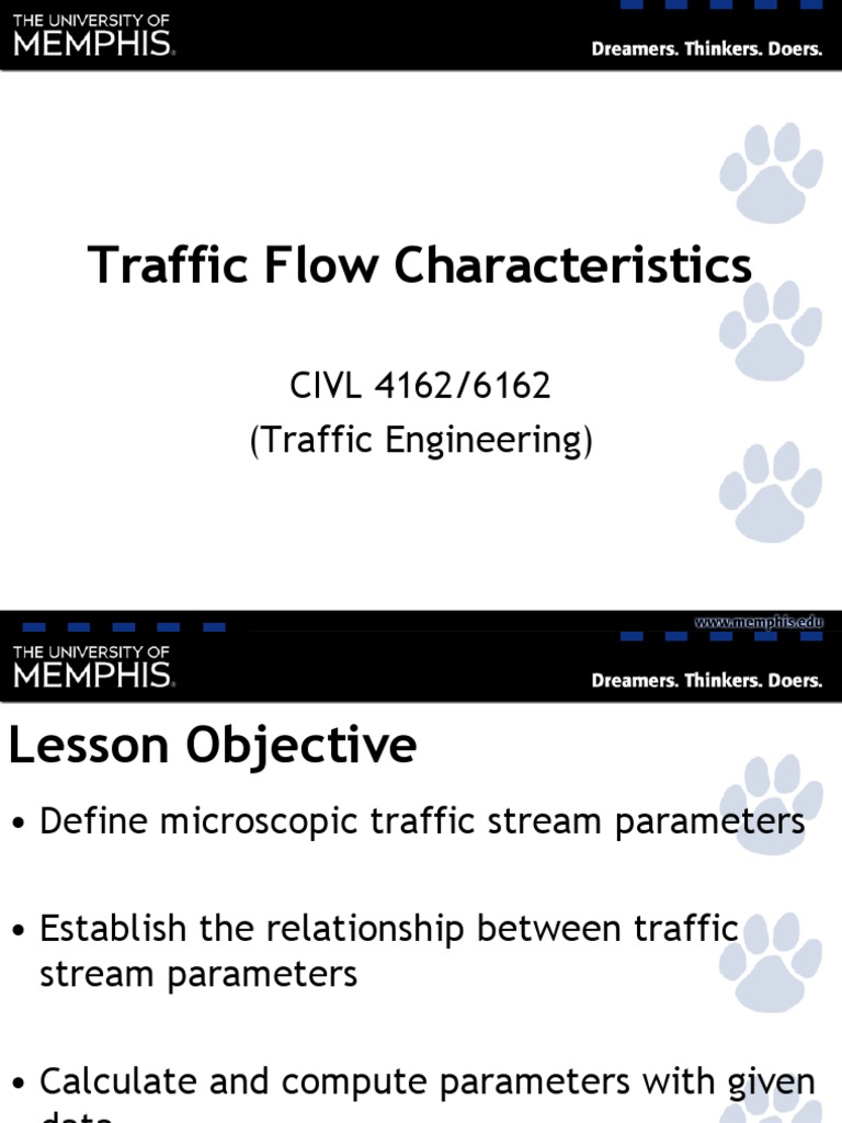 L2 Microscopic Traffic Flow Parameters | PDF | Physics | Transport Infrastructure