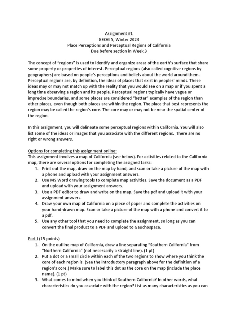GEOG5 Assignment 1 | PDF | Perception | Map