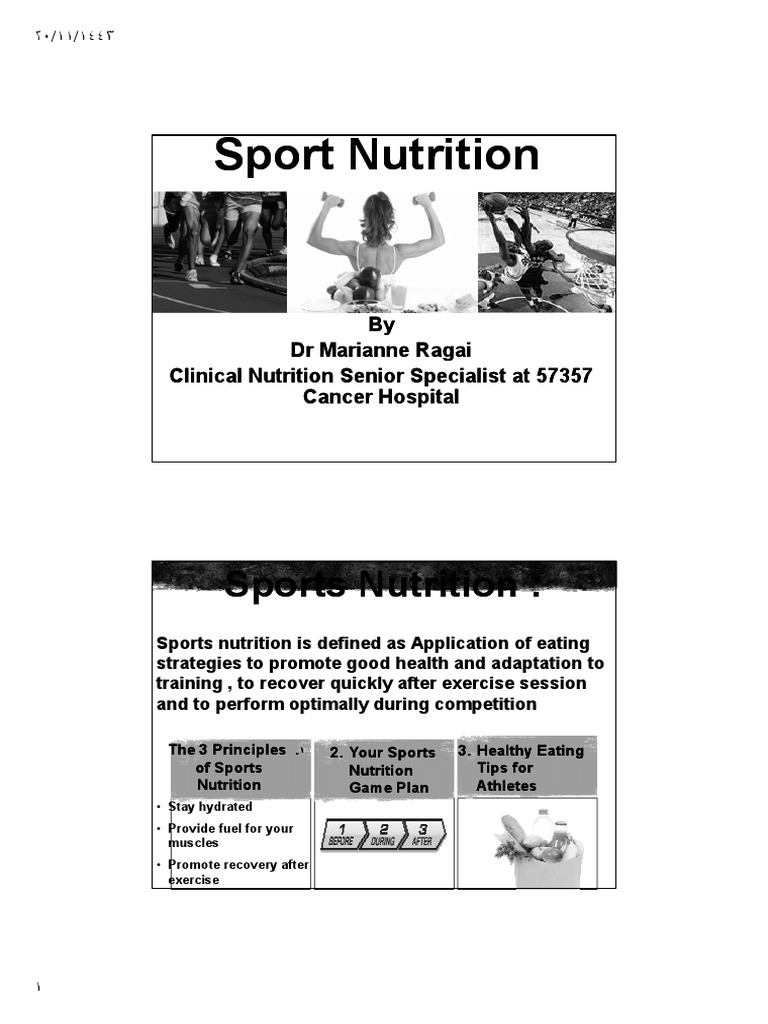 Essential Sports Nutrition Guide | PDF | Glycogen | Dieting