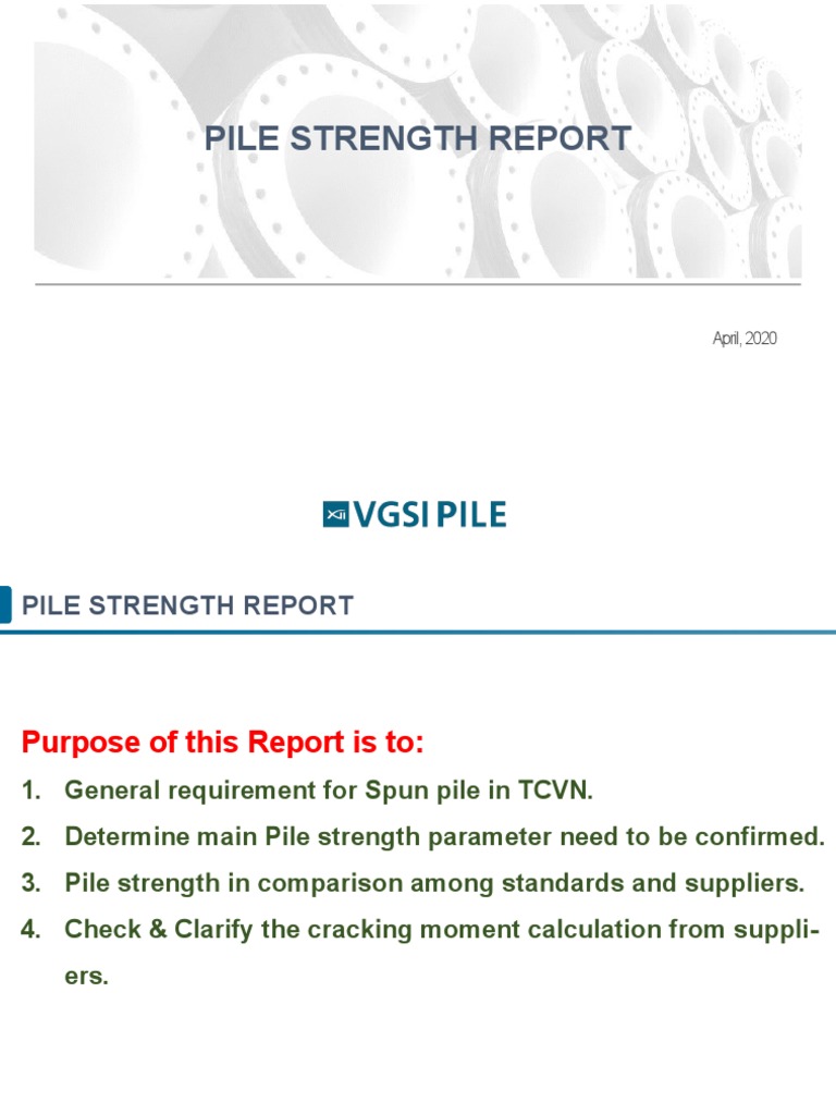 Vgsi PL Te Report 200420 Pile Strength | PDF | Building Technology ...