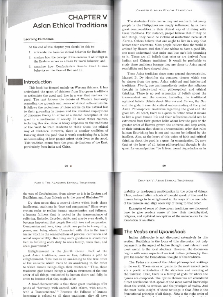 Chapter V - Asian Ethical Traditions | PDF