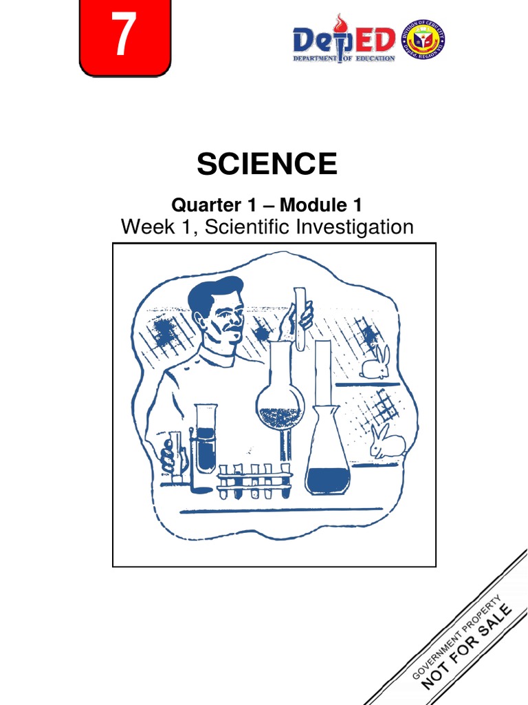 Module 1 G7 Science Q1 Wk1 | PDF | Experiment | Hypothesis