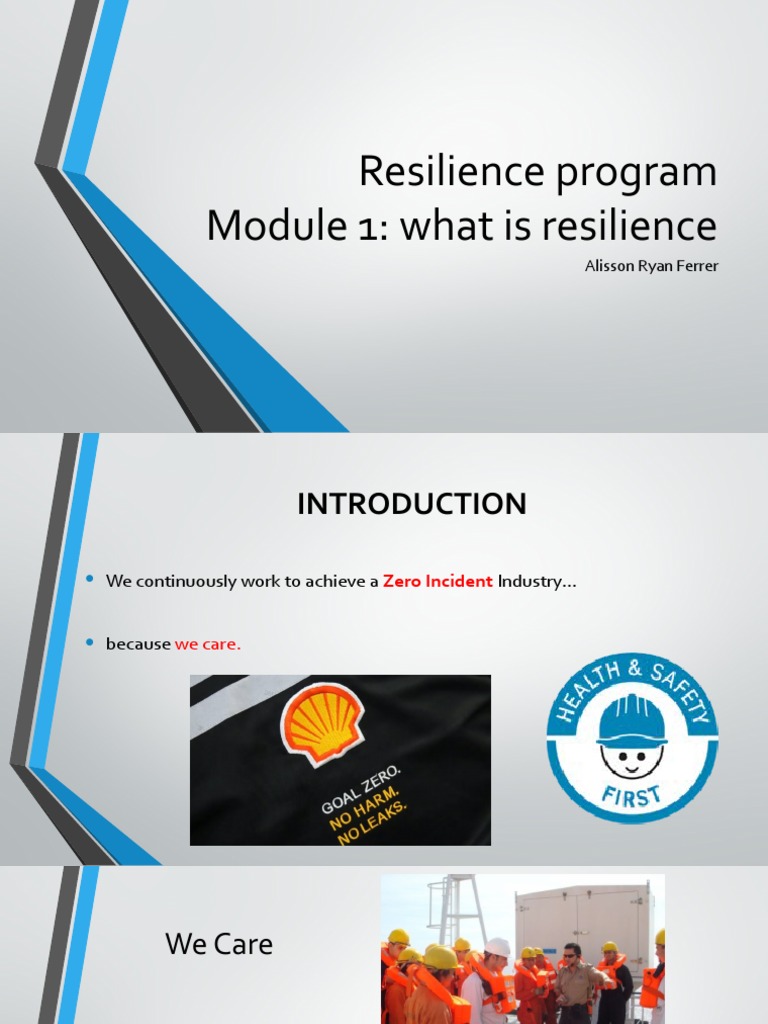 Module 1 What Is Resilience | PDF | Psychological Resilience | Cognition