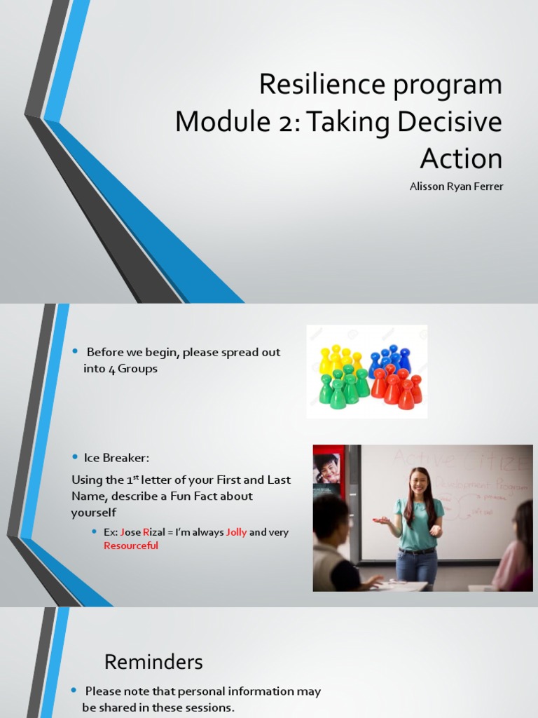 Module 2 Taking Decisive Action | PDF | Risk