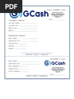 GCash Merchant Application Form v2 | PDF | Privacy | Fee