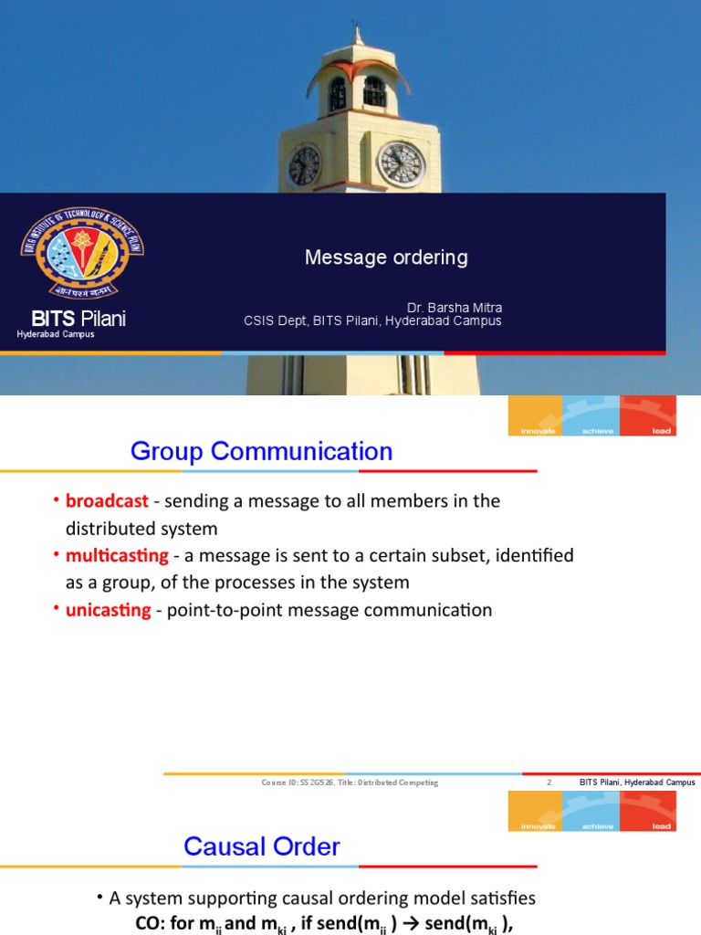 4 Message Ordering 1629630103769 | PDF