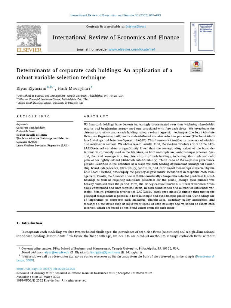 Determinants Dynamic | PDF