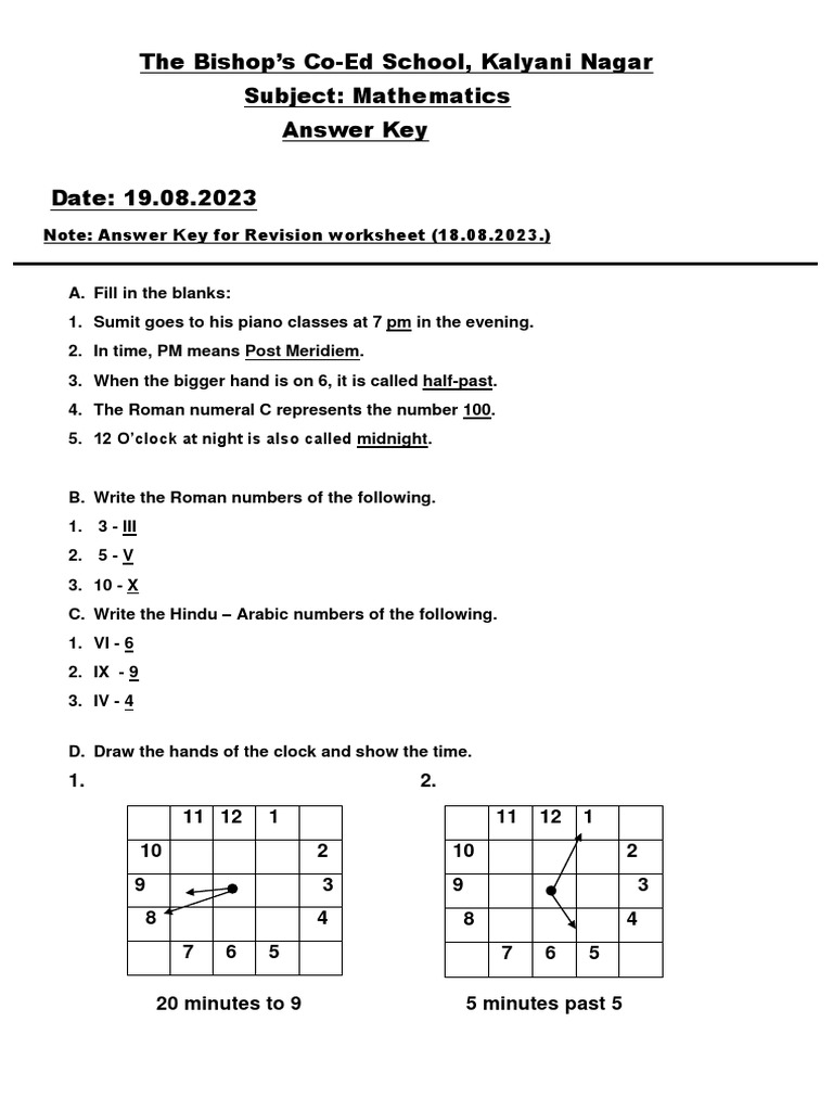 18082023030557maths Revision Worksheet 2 Answer Key PDF