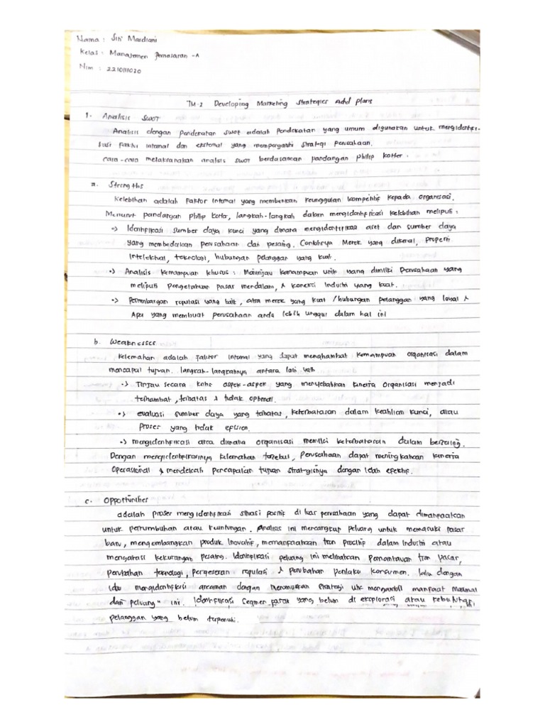 Pemasaran TM 2 | PDF