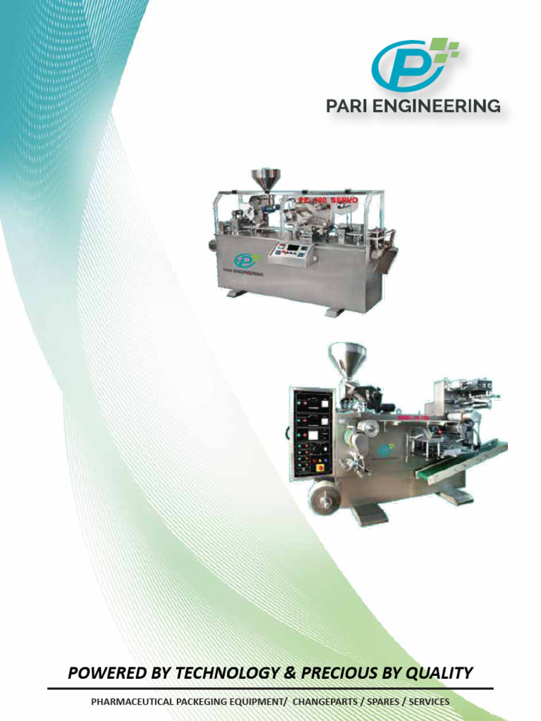 Blister Packing Machine Overview | PDF | Packaging And Labeling ...