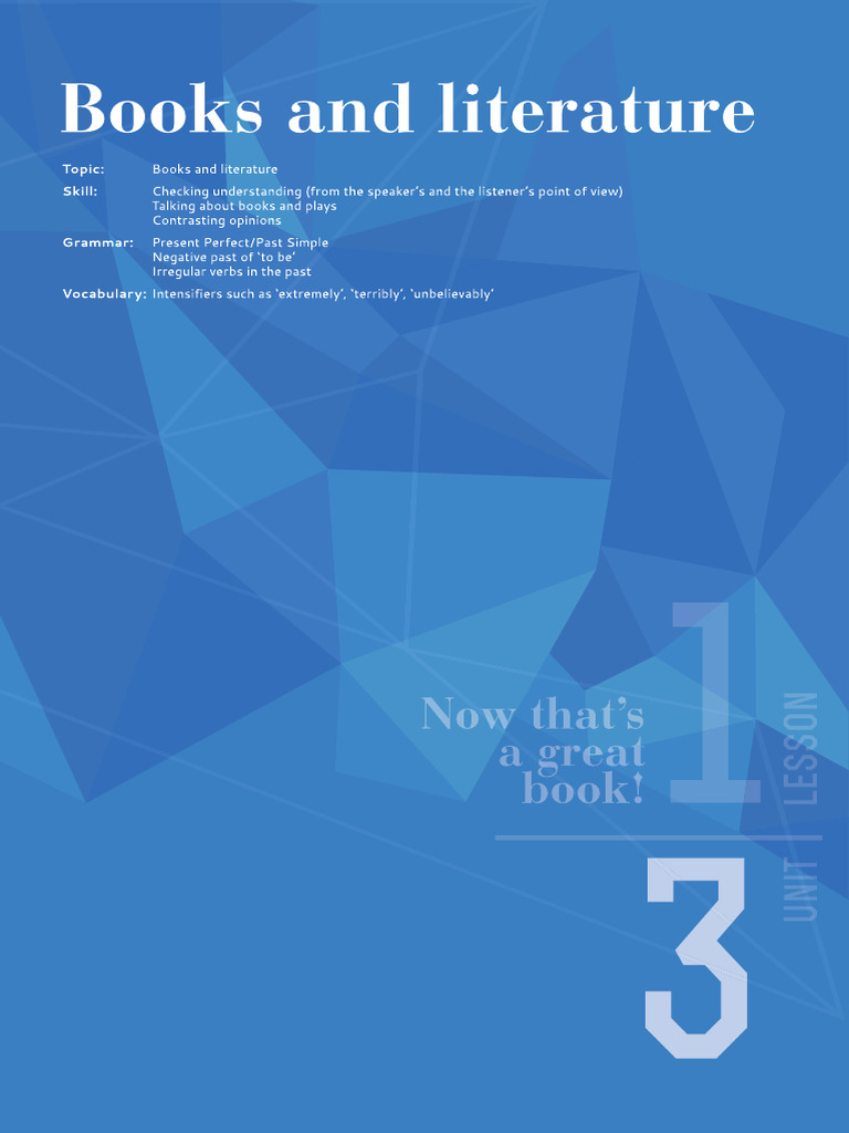 Pre-Intermediate 1 - Unit 3 | PDF