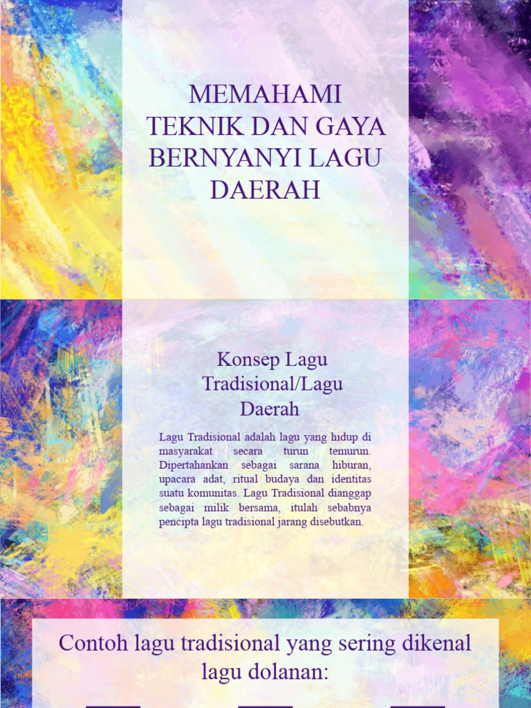 Lagu Tradisional | PDF