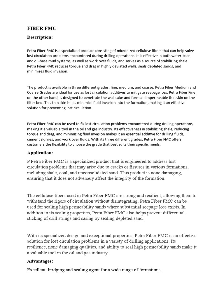 Fiber FMC | PDF | Materials | Chemistry