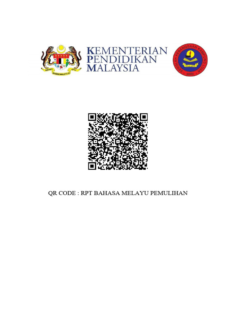 QR Code BM Pemulihan | PDF