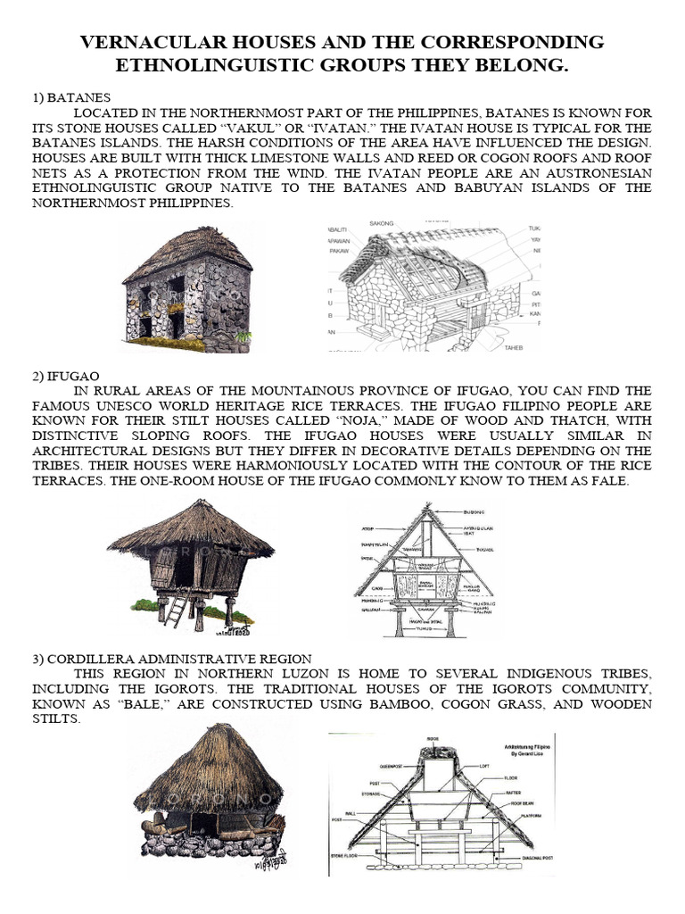 Ifugao and Ivatan House Architecture | PDF | Southeast Asia | Philippines