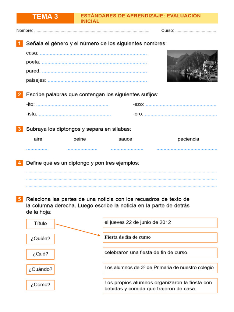 Lengua 4 D Ev Tema 030 | PDF | Lingüística