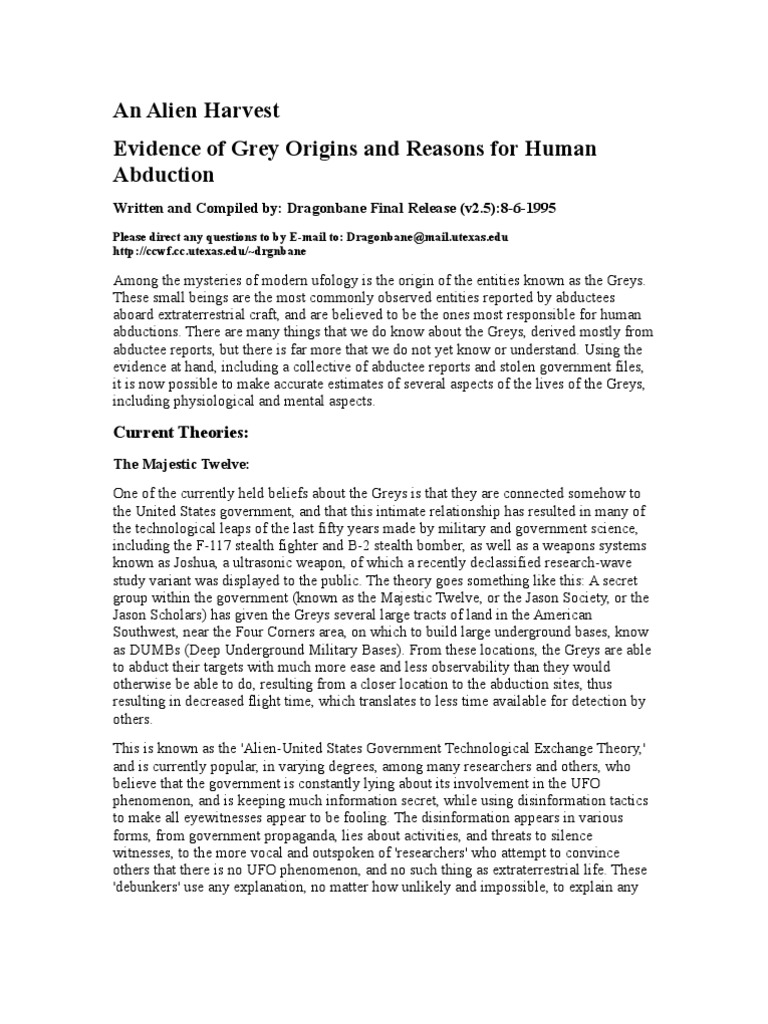 An Alien Harvest | PDF | Genetics | Mutation