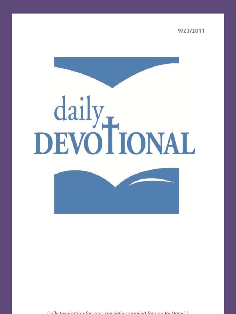 Daily Devotional | PDF | Sarah | Born Again