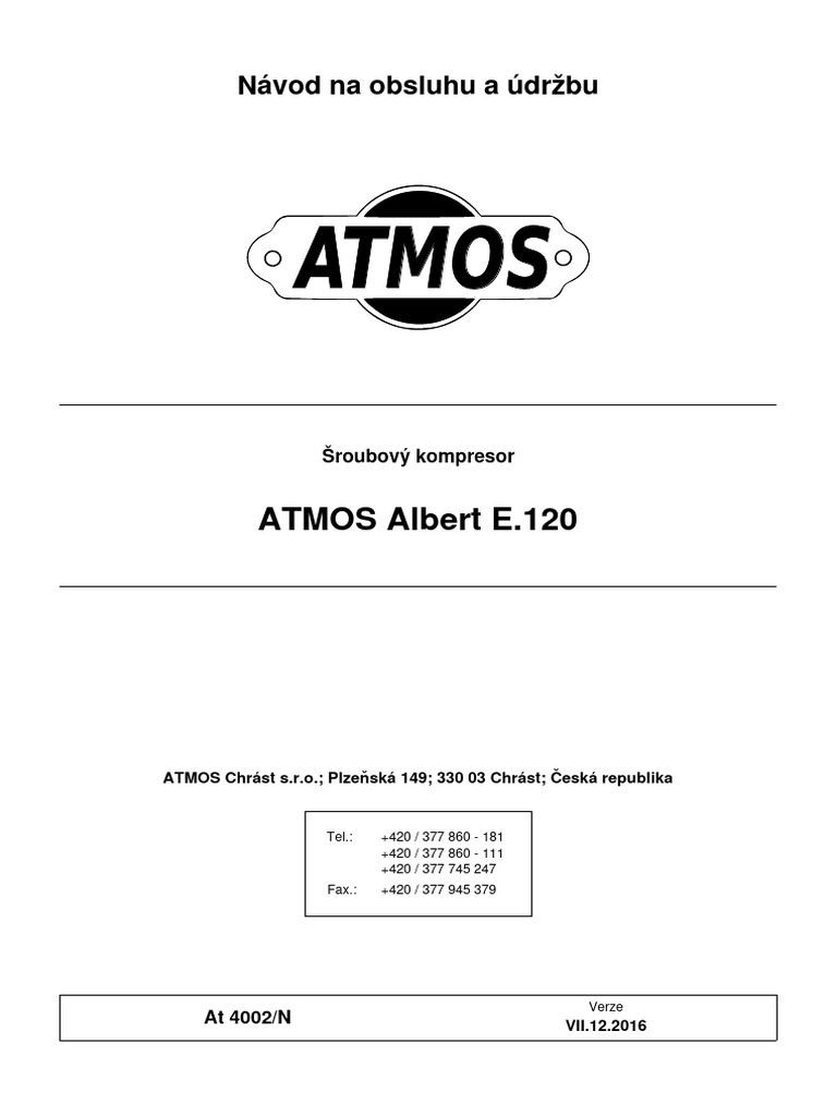Atmos E120 v2 Czech | PDF