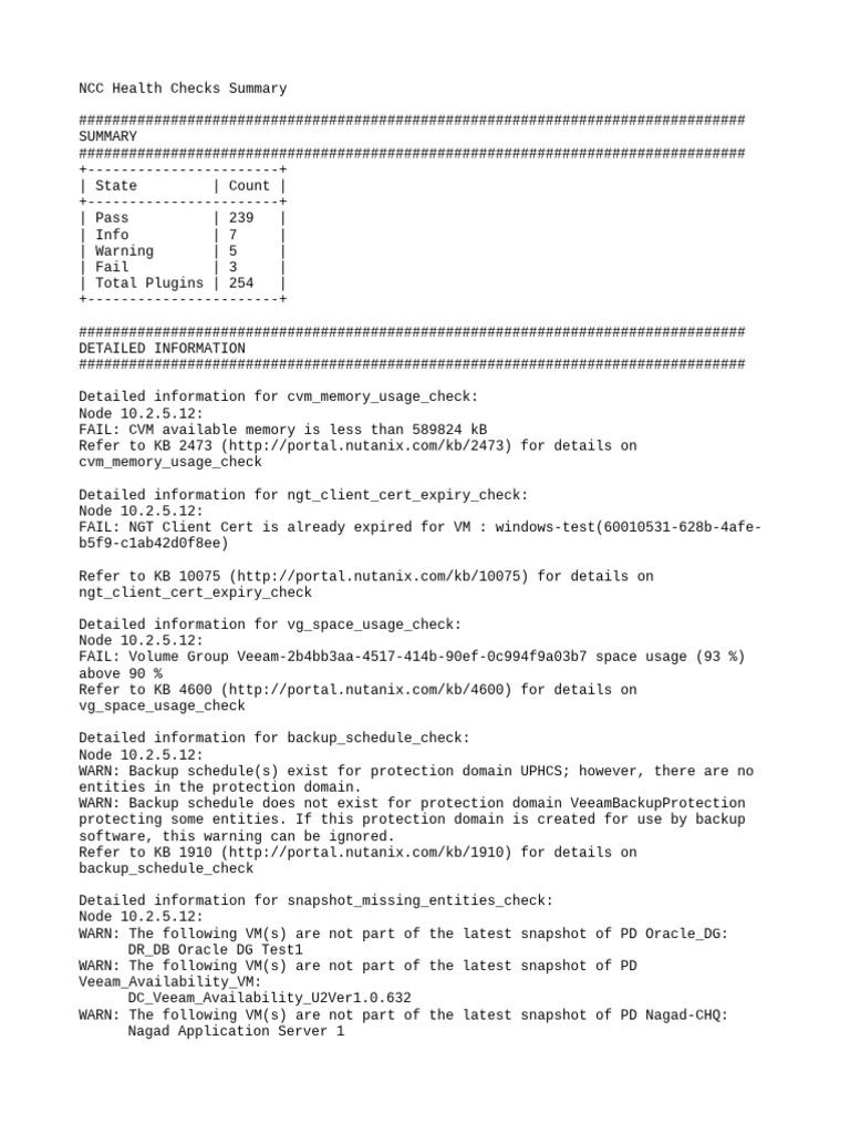 NCC Output 2023 06 03 1685772274 | PDF | Backup | Computer Cluster