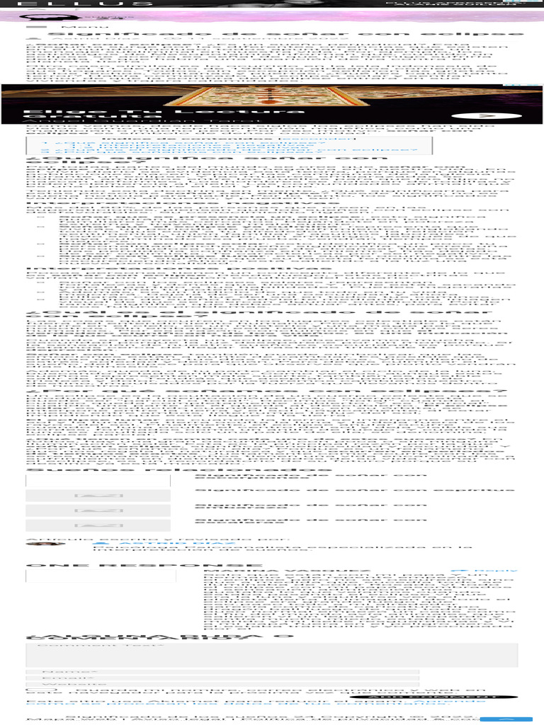 Significado de Soñar Con Eclipse ?? Significa | PDF | Eclipse | Sueño