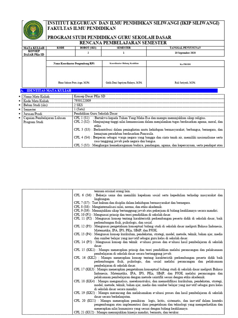 RPS Kondas PKN Hana | PDF