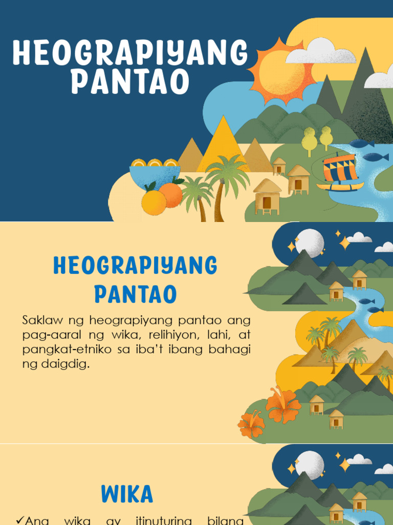 Heograpiyang Pantao | PDF
