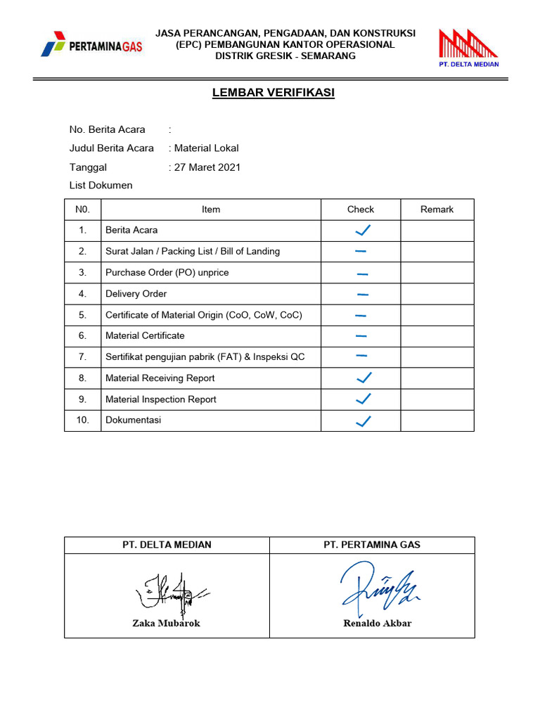 004 BA Material Lokal On Site | PDF
