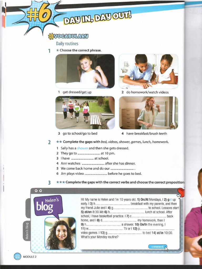 Hashtag English A1 Unit 2 WB | PDF