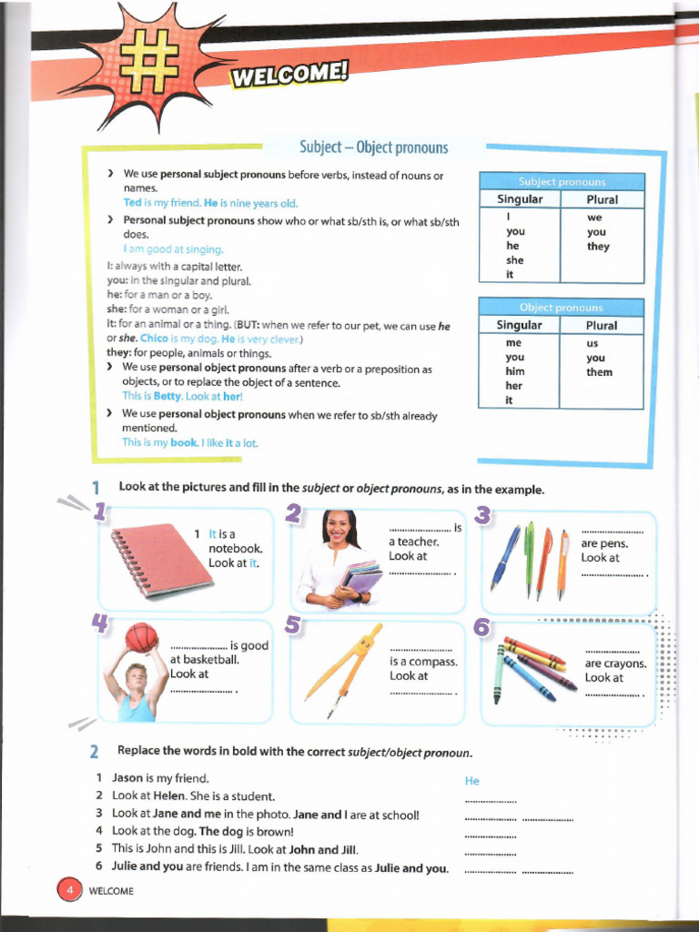 Hashtag English A1 Unit 1 GRAM | PDF