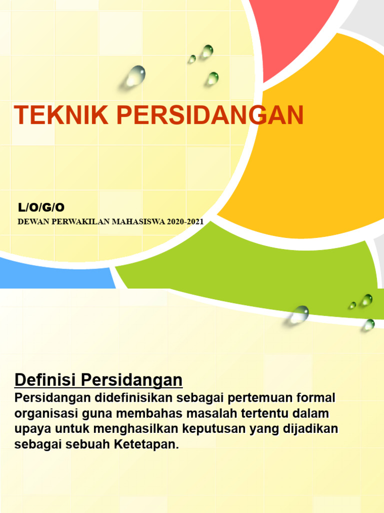 Teknik Persidangan | PDF