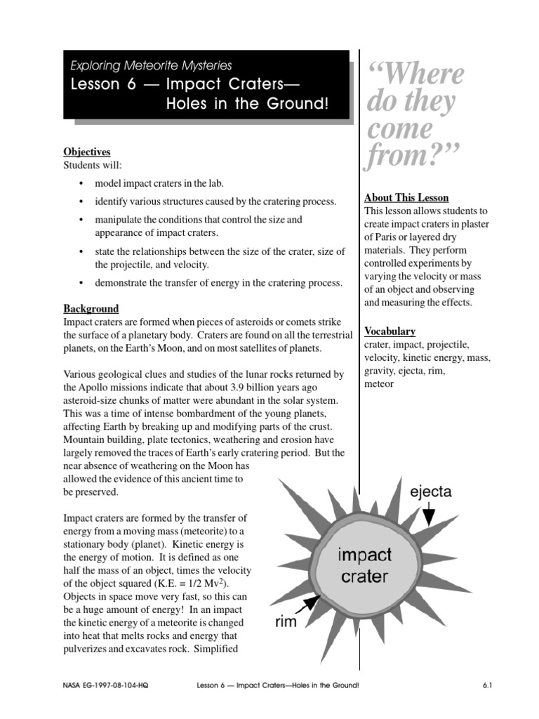 Impactcraters | PDF | Impact Crater | Moon Impactcraters | PDF | Impact Crater | Moon