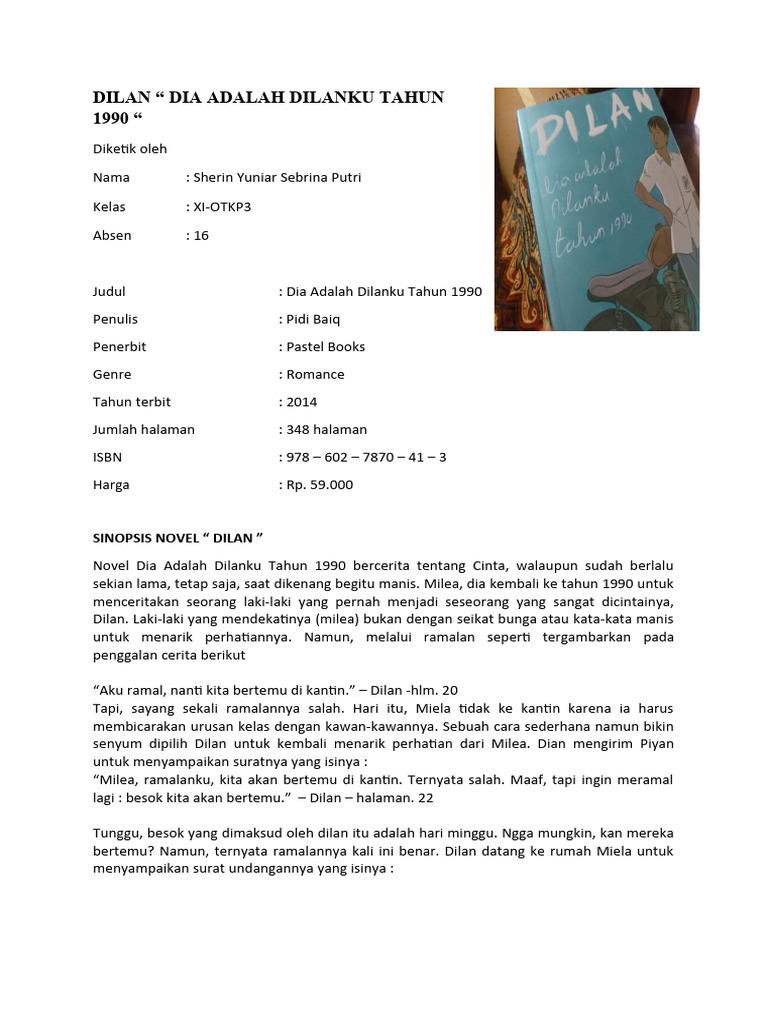 Sinopsis Dilan | PDF