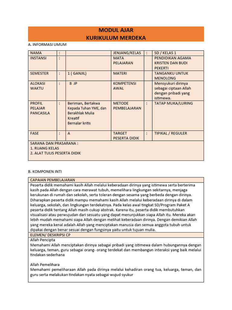 Modul Ajar 5 | PDF | Karier & Perkembangan