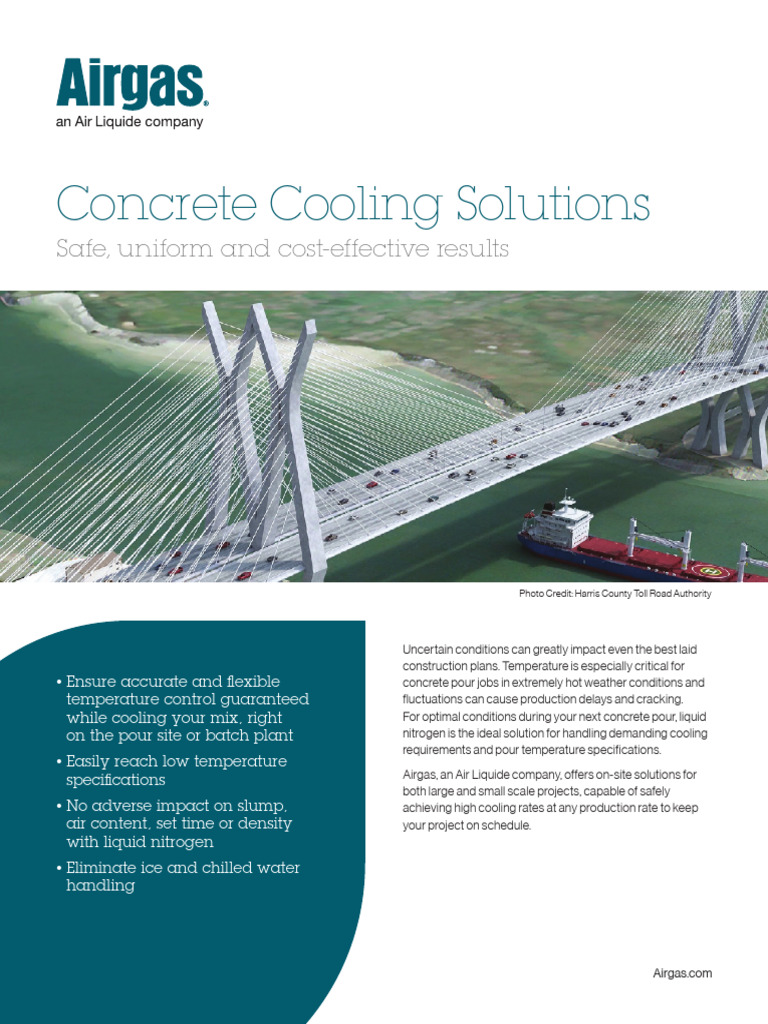 Airgas Concrete Cooling Solutions MCM 308 | PDF | Concrete | Water