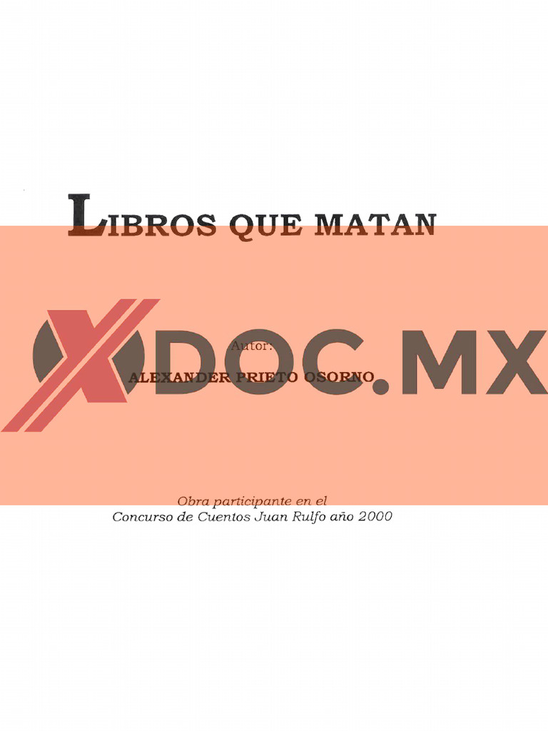 Xdoc - MX Libros Que Matan | PDF