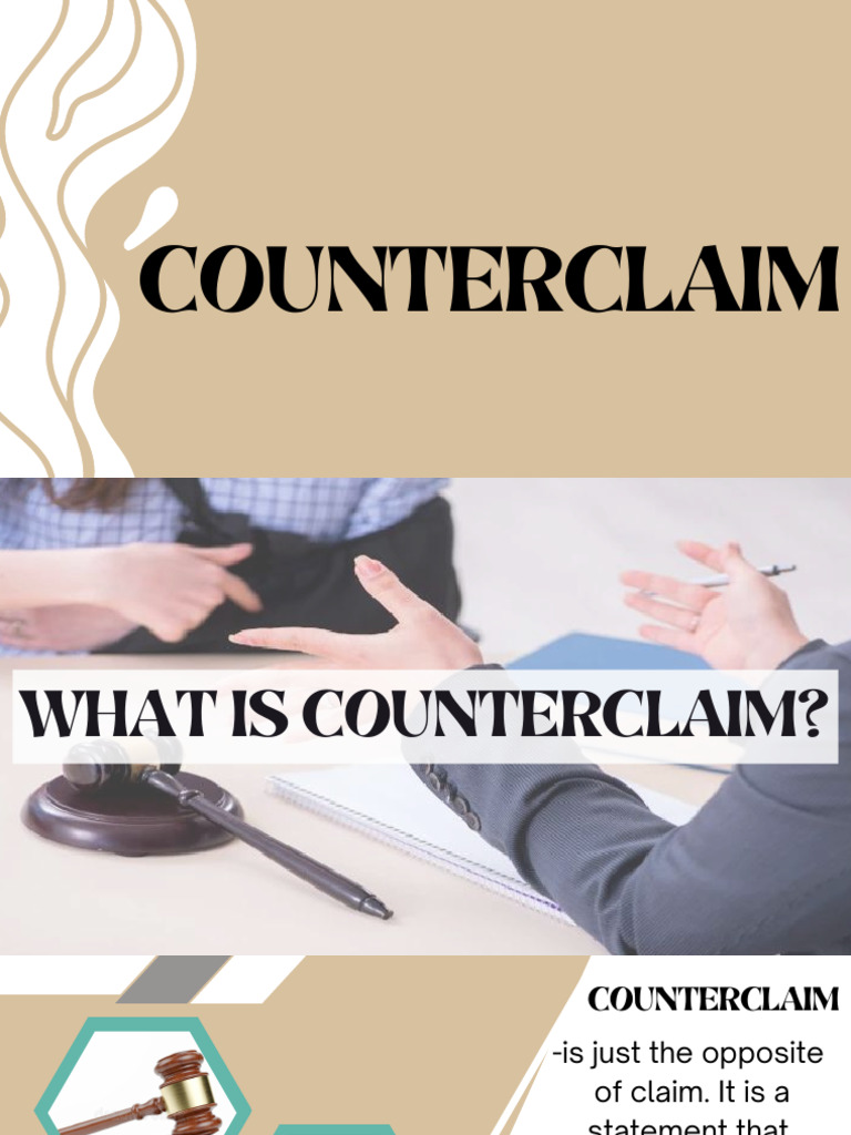 COUNTERCLAIM | PDF