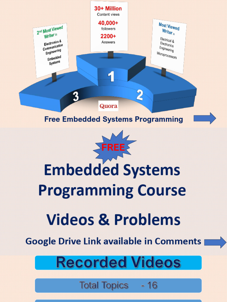 Free Embedded System Programming Course | PDF Free Embedded System Programming Course | PDF