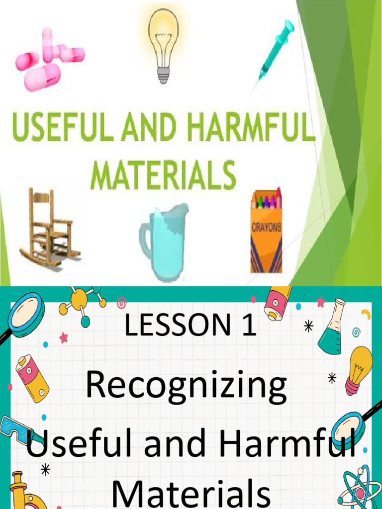 Recognizing Useful and Harmful Materials | PDF | Waste | Landfill
