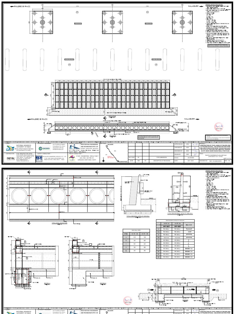 28 7 23 MJB 1a Gad CH No 14+021 Diversion Plan p1 | PDF